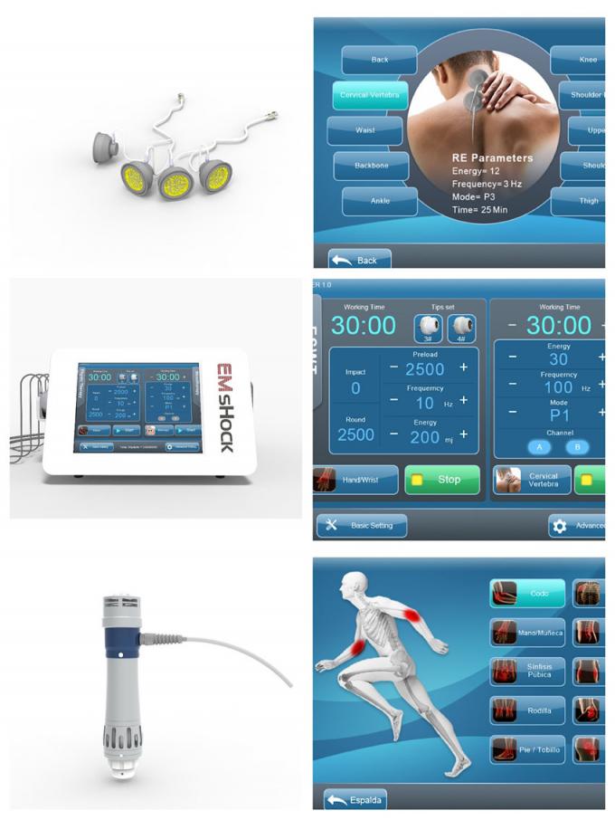 요통을 위한 근육 자극 충격파 치료 기계 Ems